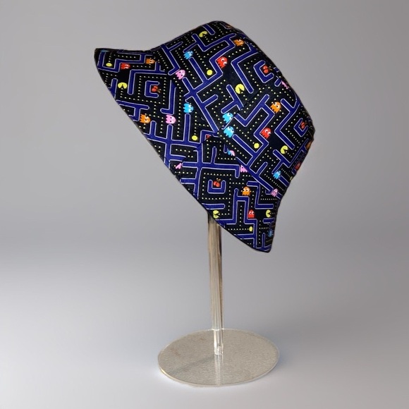 Handmade | Accessories | Pac Man Game Board Bucket Hat | Poshmark
